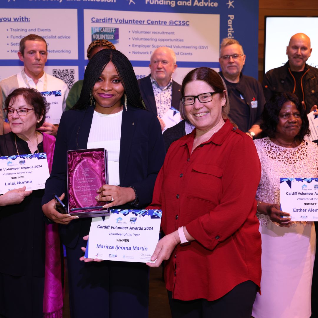 Cardiff Volunteer Awards 2024 - Volunteer of the Year Winner: Maritza ...